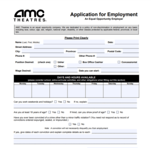 AMC Theatres Careers & Applications 2024