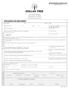 Dollar Tree Careers & Application 2025